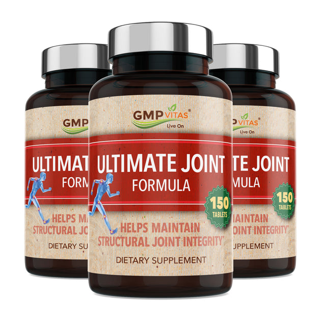 GMP Vitas Super Ultimate Joint Formula 150 Tablets 3-Bottle Bundle ...